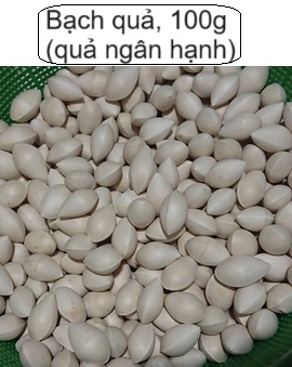 Bạch quả (quả ngân hạnh) 100g