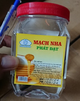 Mạch nha trắng Phát Đạt hũ 500g