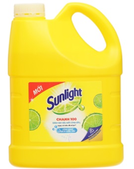 Nước rửa chén Sunlight Chanh 100 can 1.3 lít