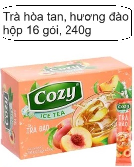Trà Cozy Ice Tea đào hộp 240g