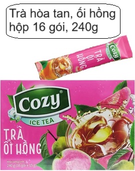 Trà Cozy Ice Tea ổi hồng hộp 240g