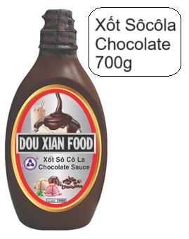 Xốt sôcôla Chocolate Dou Xian chai 700g